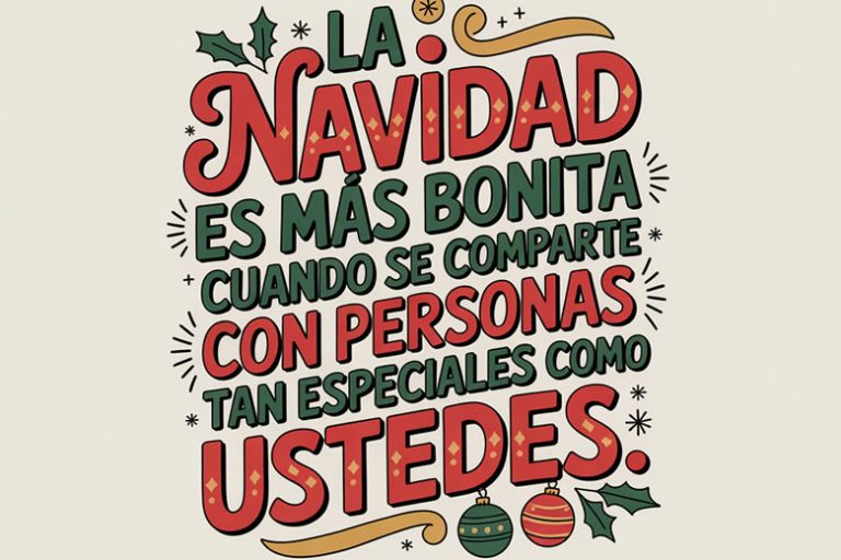 Bonitas Frases de Feliz Navidad para amigos y familiares - Imágenes de ...