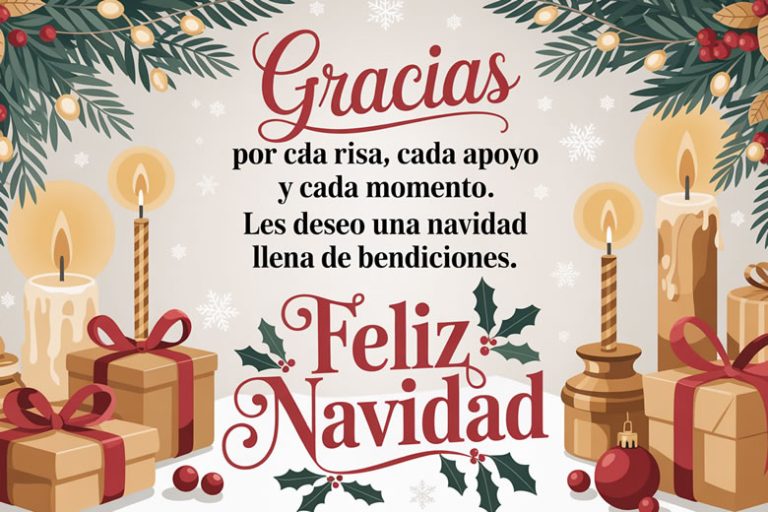 Bonitas Frases de Feliz Navidad para amigos y familiares - Imágenes de ...