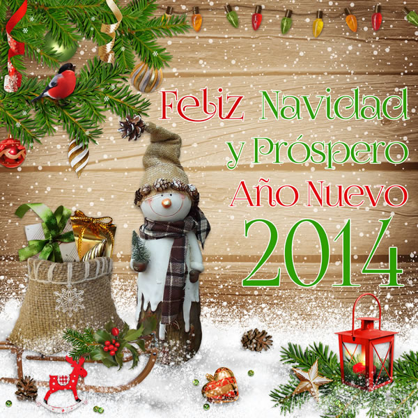 Tarjetas de Feliz Navidad y Prospero Año Nuevo 2014 - Imágenes de ...